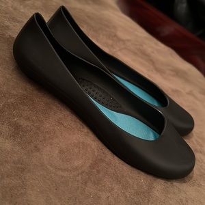 OKA b. | Shoes | Oka B Nwob Taylor Matte Ballet Flats Color Licorice ...